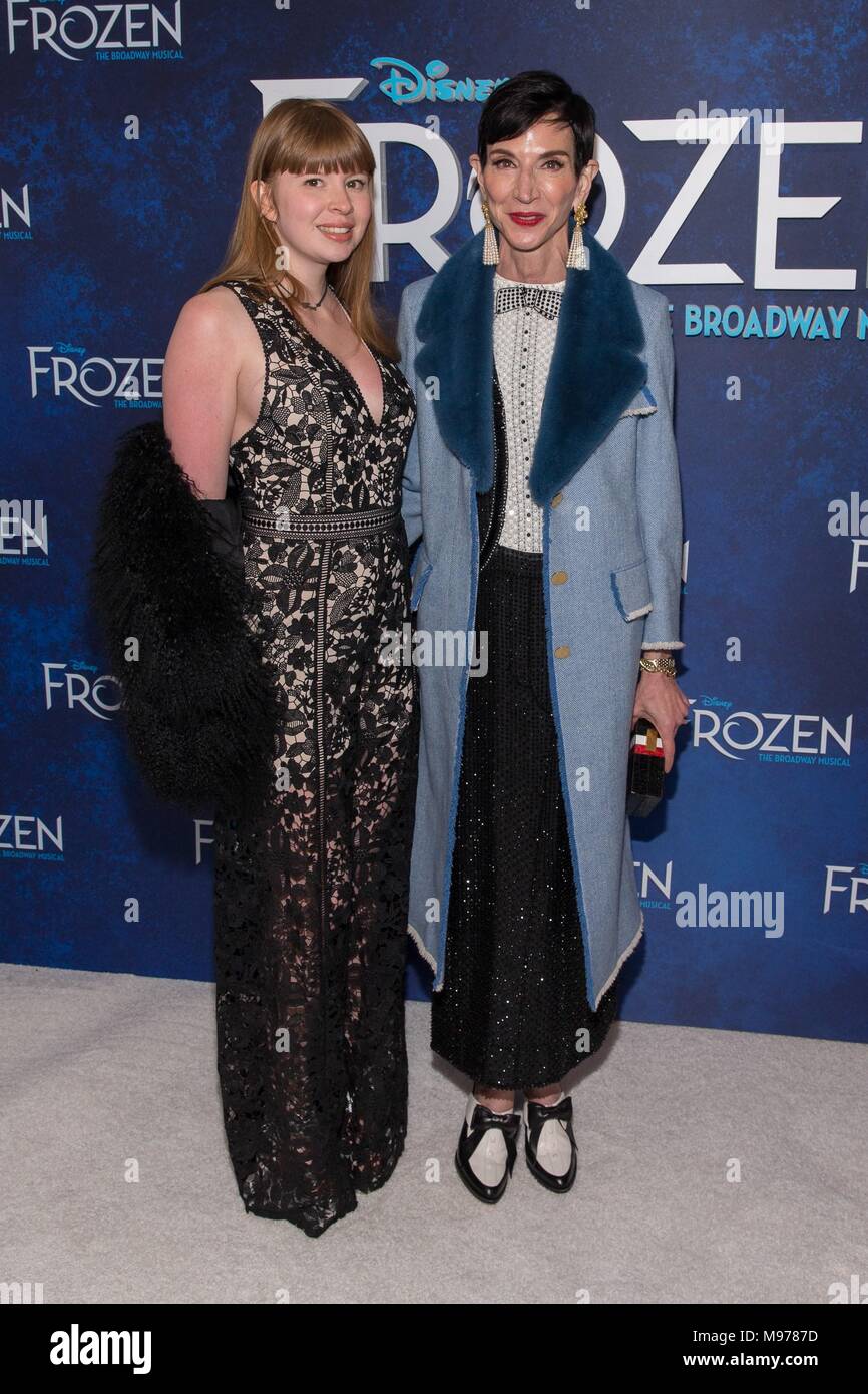 New York, NY, USA. 22nd Mar, 2018. Flora Collins, Amy Fine Collins in ...