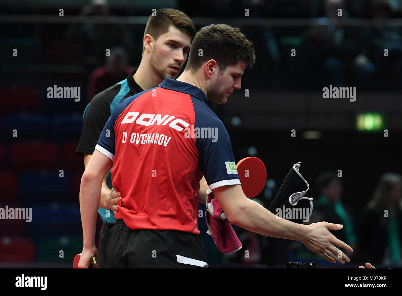 Bremen, Germany. 23rd Mar, 2018. 23 March 2018, Germany, Bremen: Table ...