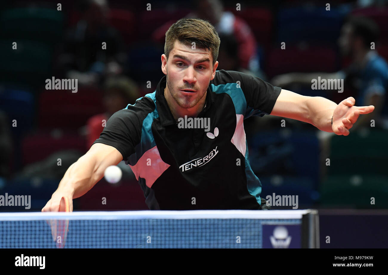 Bremen, Germany. 23rd Mar, 2018. 23 March 2018, Germany, Bremen: Table ...