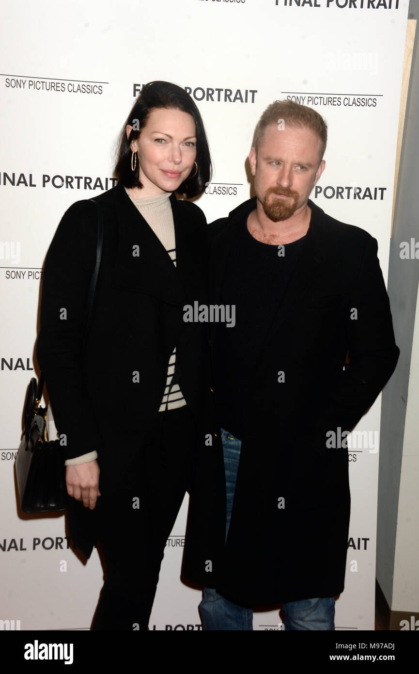 NEW YORK, NY - MARCH 22: Laura Prepon and Ben Foster attends the 'Final ...