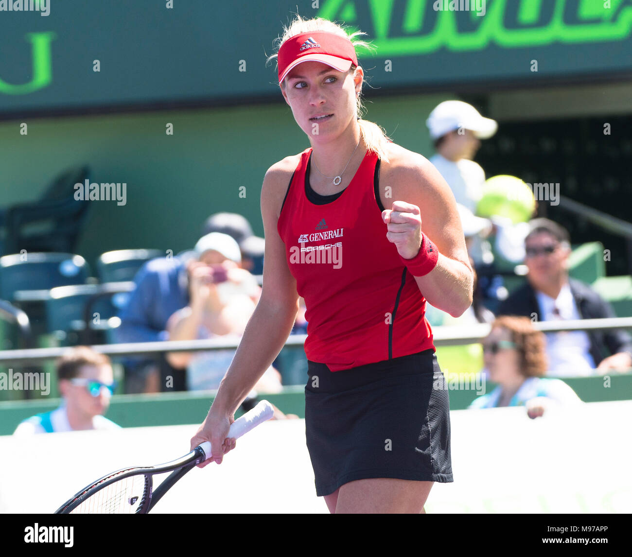 KEY BISCAYNE, FL -MARCH 22: Angelique Kerber on day 10 of the Miami ...