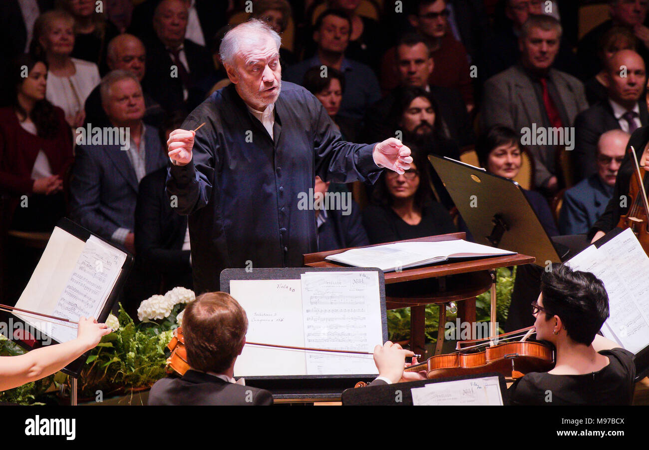 Prague, Czech Republic. 23rd Mar, 2018. Concert of Russian Symphonic ...