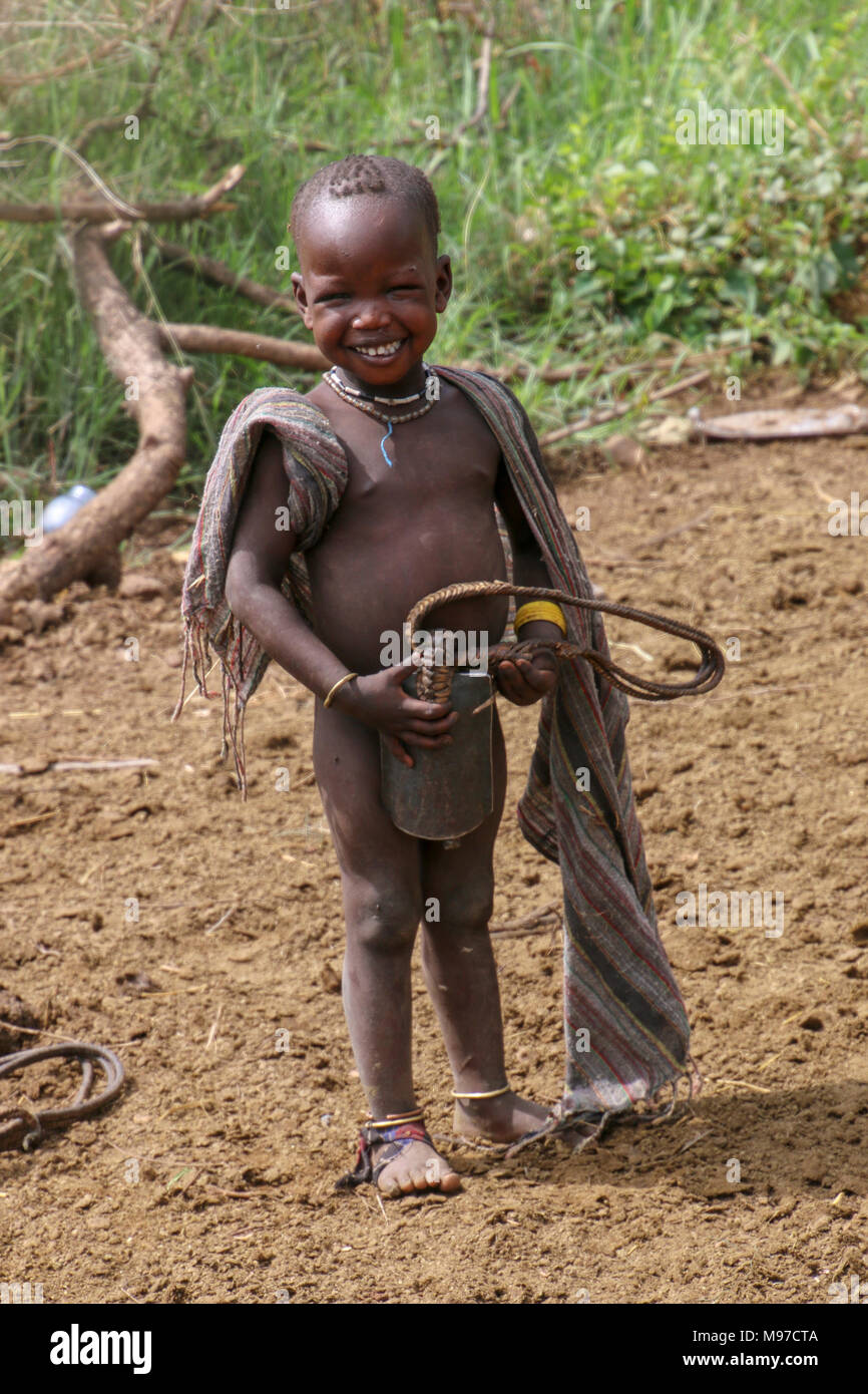Mursi boys hi-res stock photography and images - Alamy