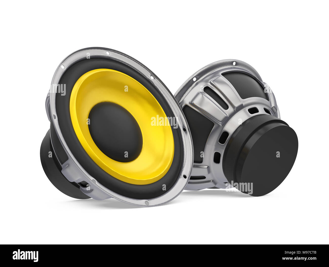 Sound Audio Loudspeakers Isolated Stock Photo - Alamy