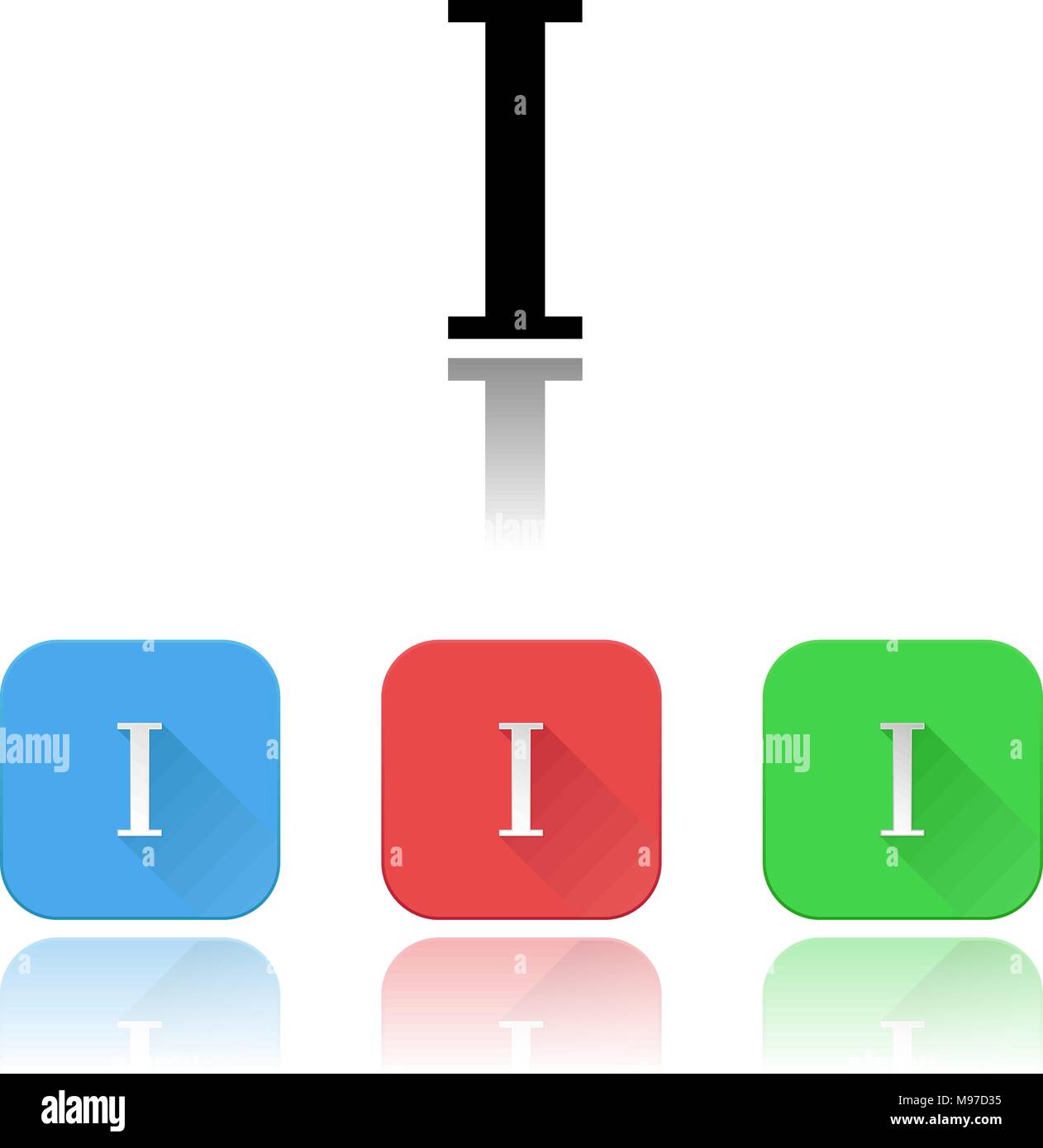 Roman number 1 Stock Vector Images - Alamy