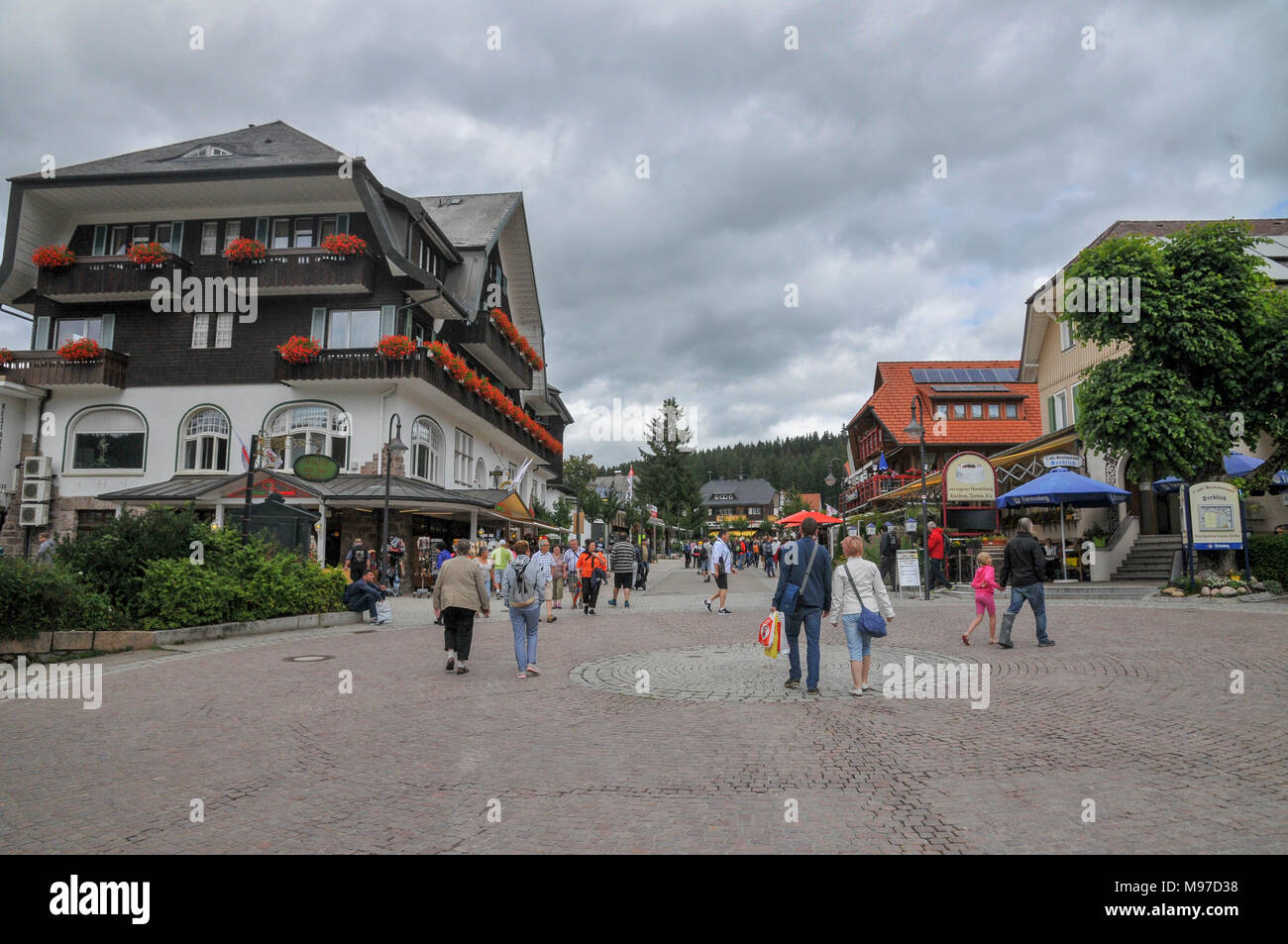 Titisee, Neustadt, (Black forest Schwarzwald), Baden-Württemberg ...
