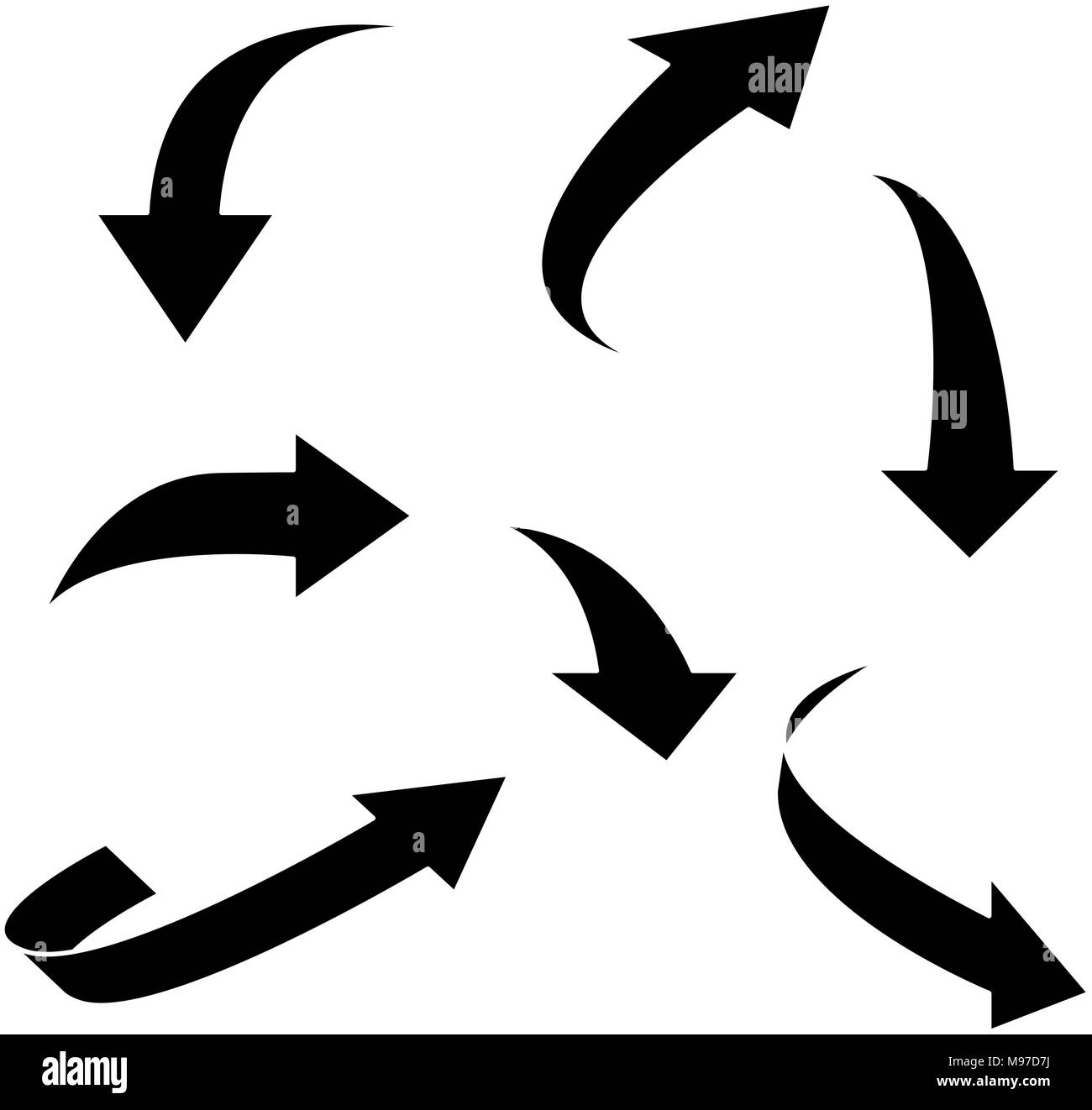 Black arrows Stock Vector Image & Art - Alamy