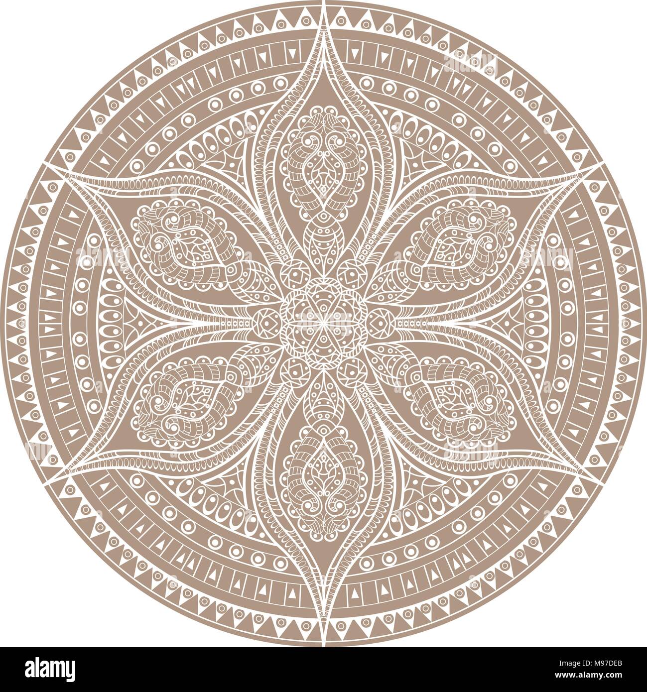 Henna mandala hi-res stock photography and images - Alamy