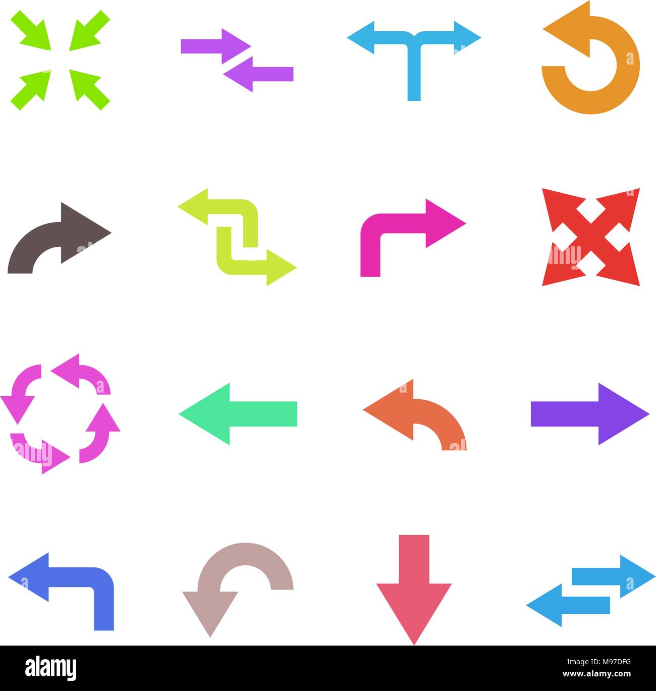 Orientation arrows Stock Vector Images - Alamy