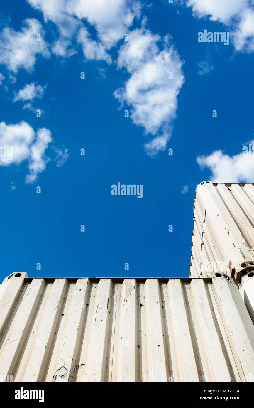 Container yard angle hi-res stock photography and images - Alamy