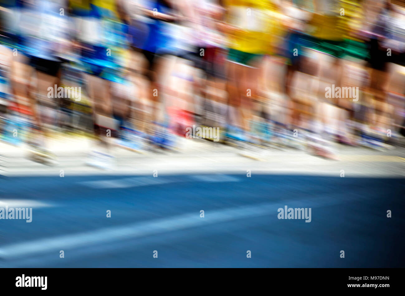 Marathon running abstract hi-res stock photography and images - Alamy