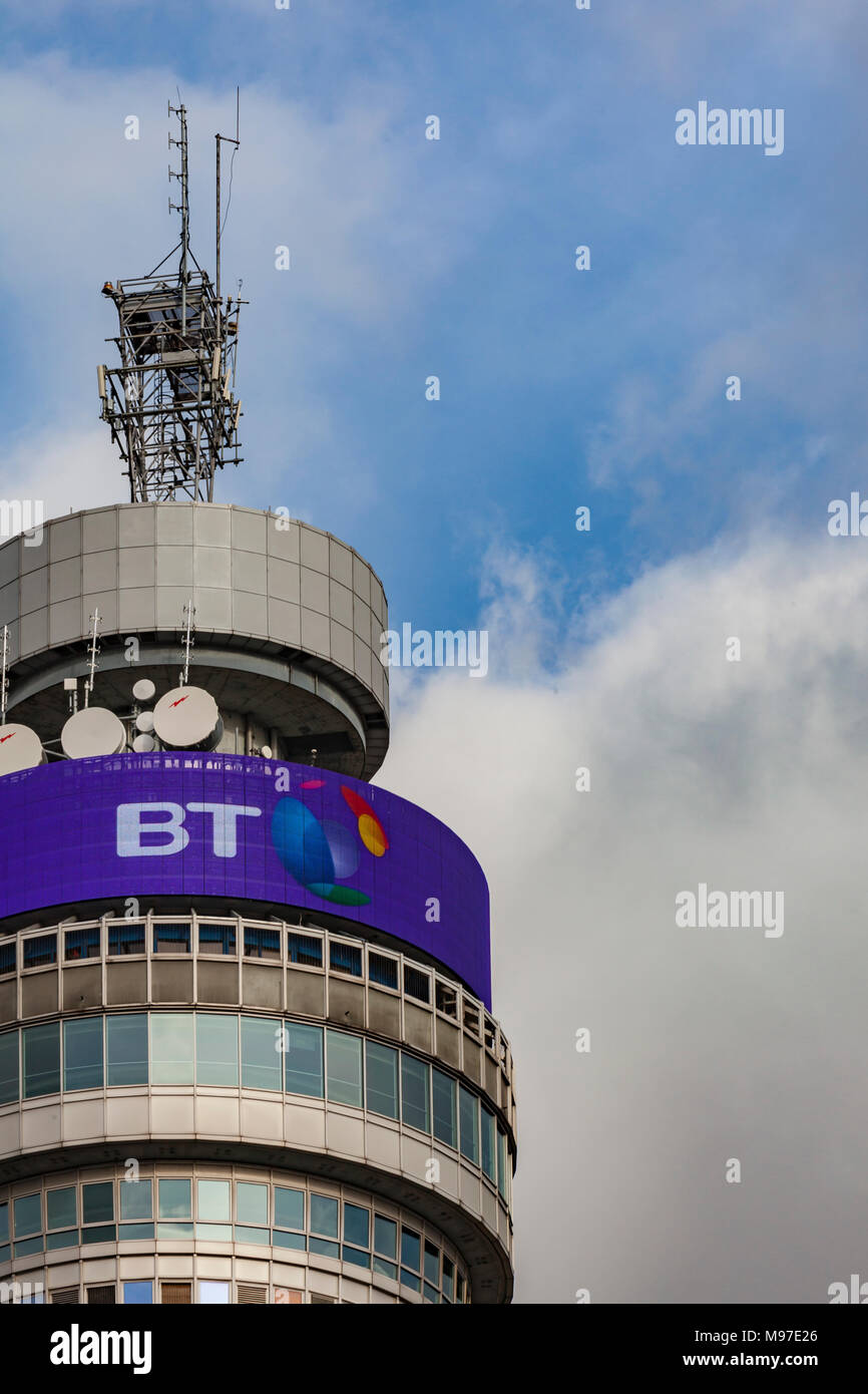 The BT Tower is a communications tower located in Fitzrovia, London ...