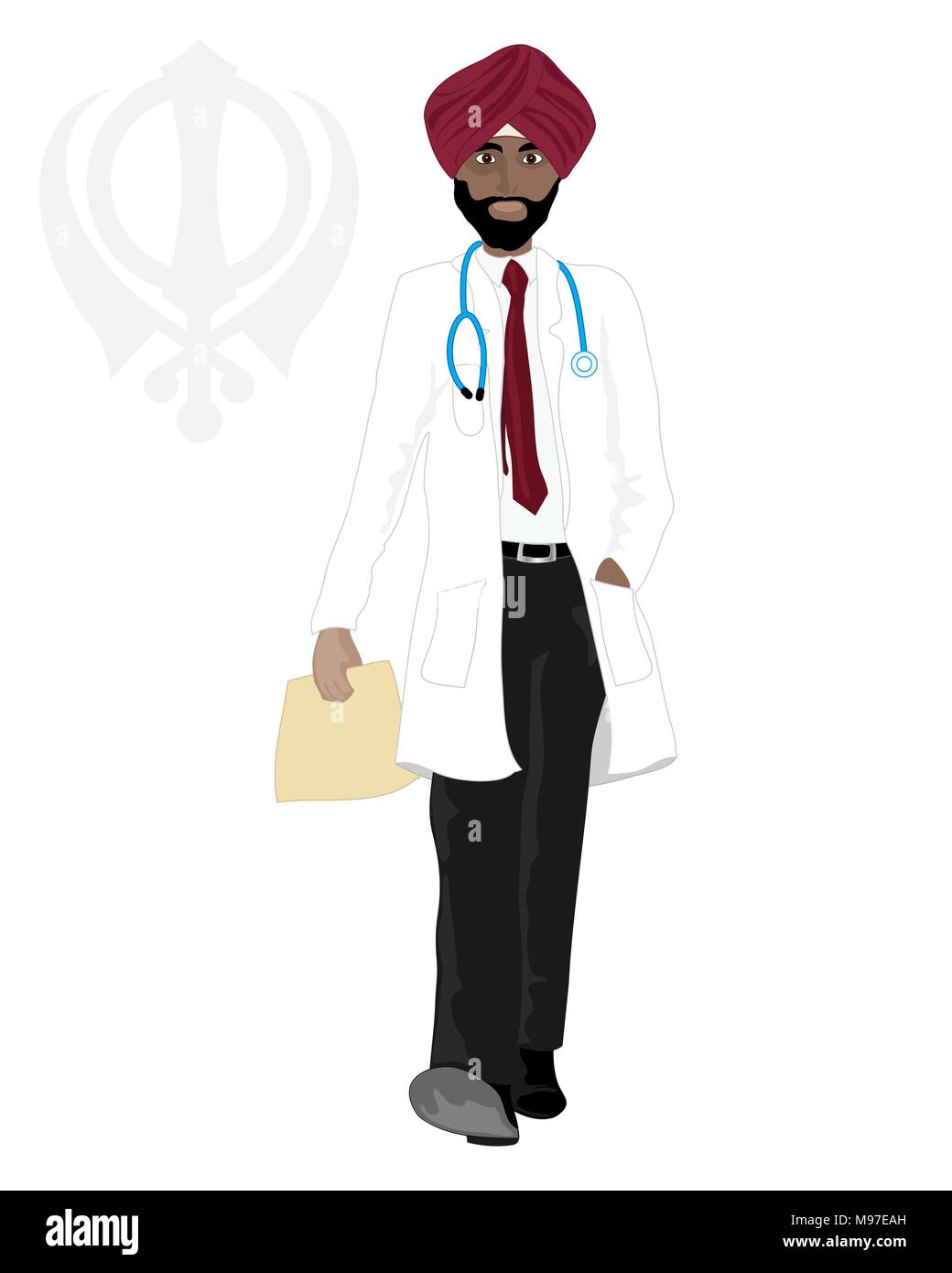 Sikh uniform Stock Vector Images - Alamy