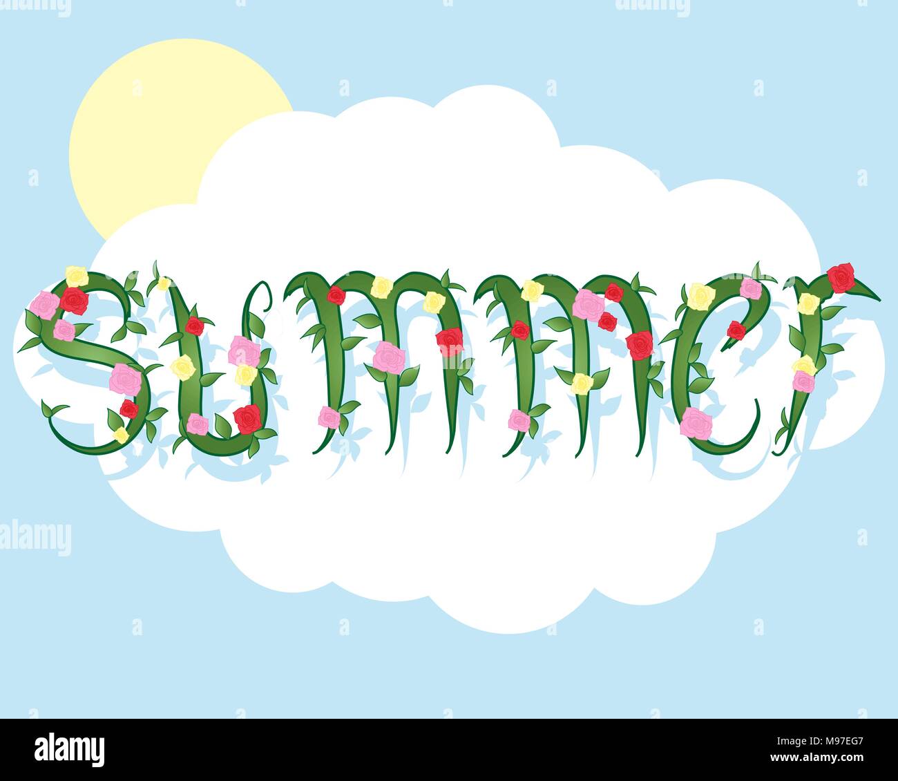 English gardens Stock Vector Images - Alamy