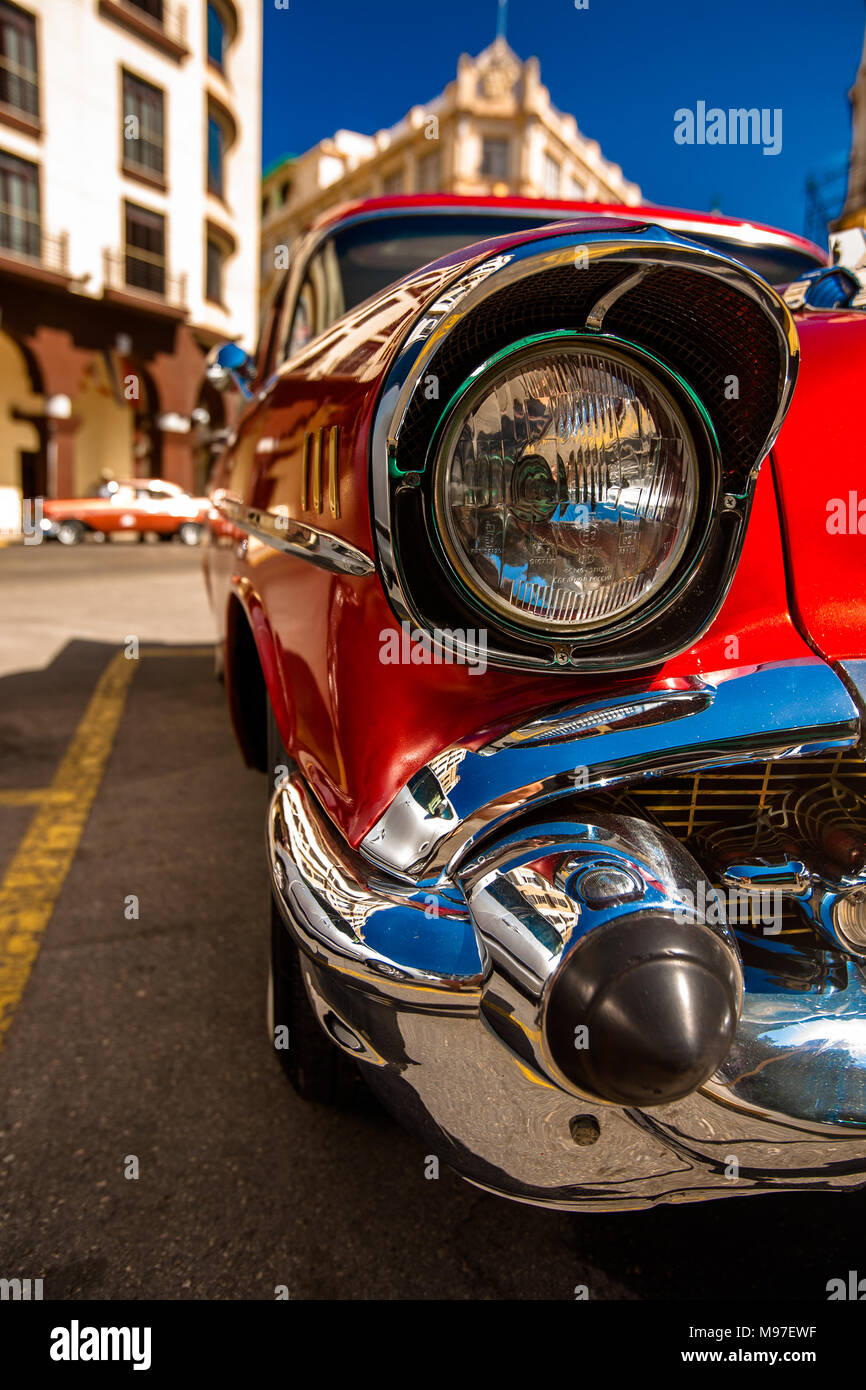 1957 red chevy hi-res stock photography and images - Alamy