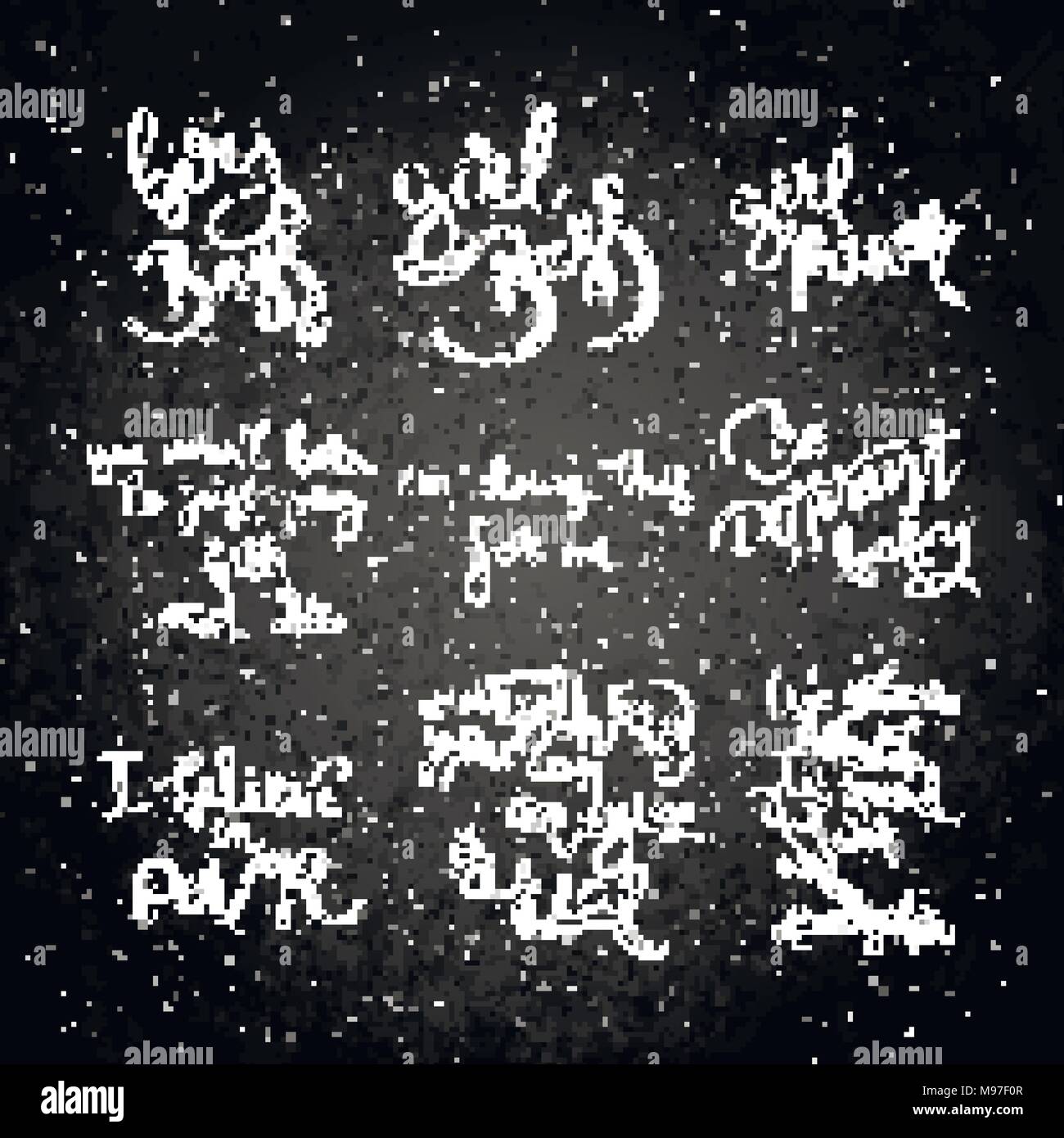 Collection of hand written calligraphy quotes motivation for life and ...