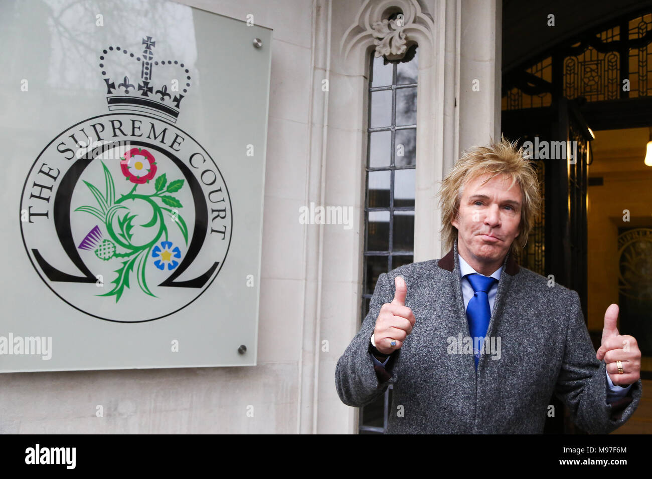 Pimlico Plumbers’ chief executive Charlie Mullins arrives at Supreme ...
