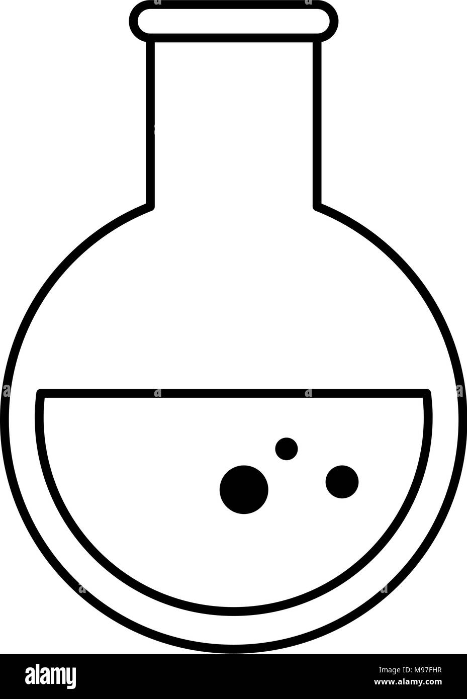 tube test flask icon vector illustration design Stock Vector Image ...