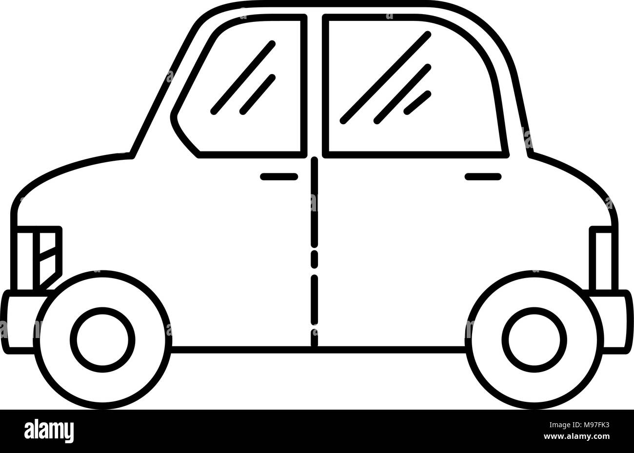 Classic Automobile Details Stock Vector Images Alamy