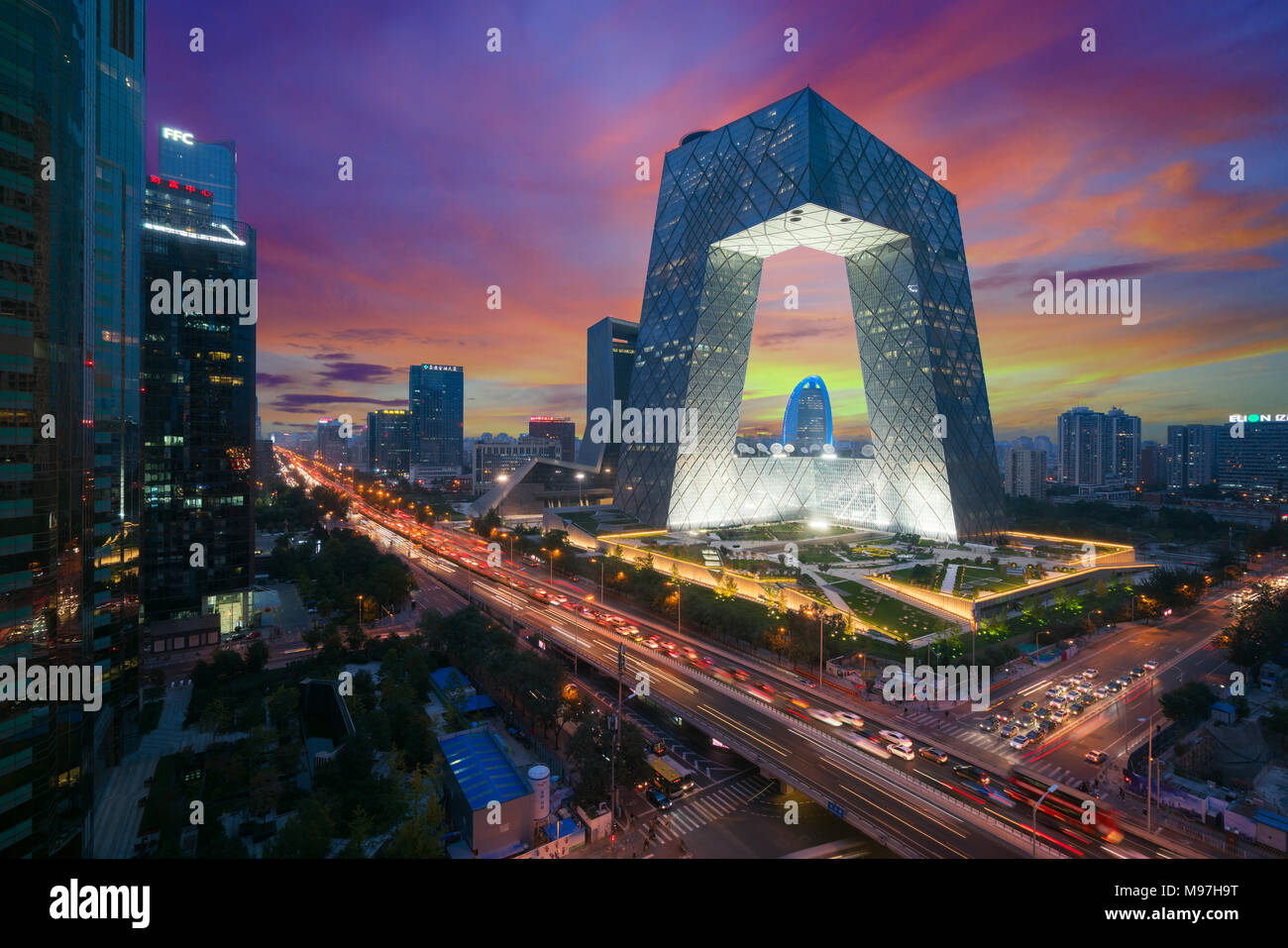Beijing cctv tower china central hi-res stock photography and images ...