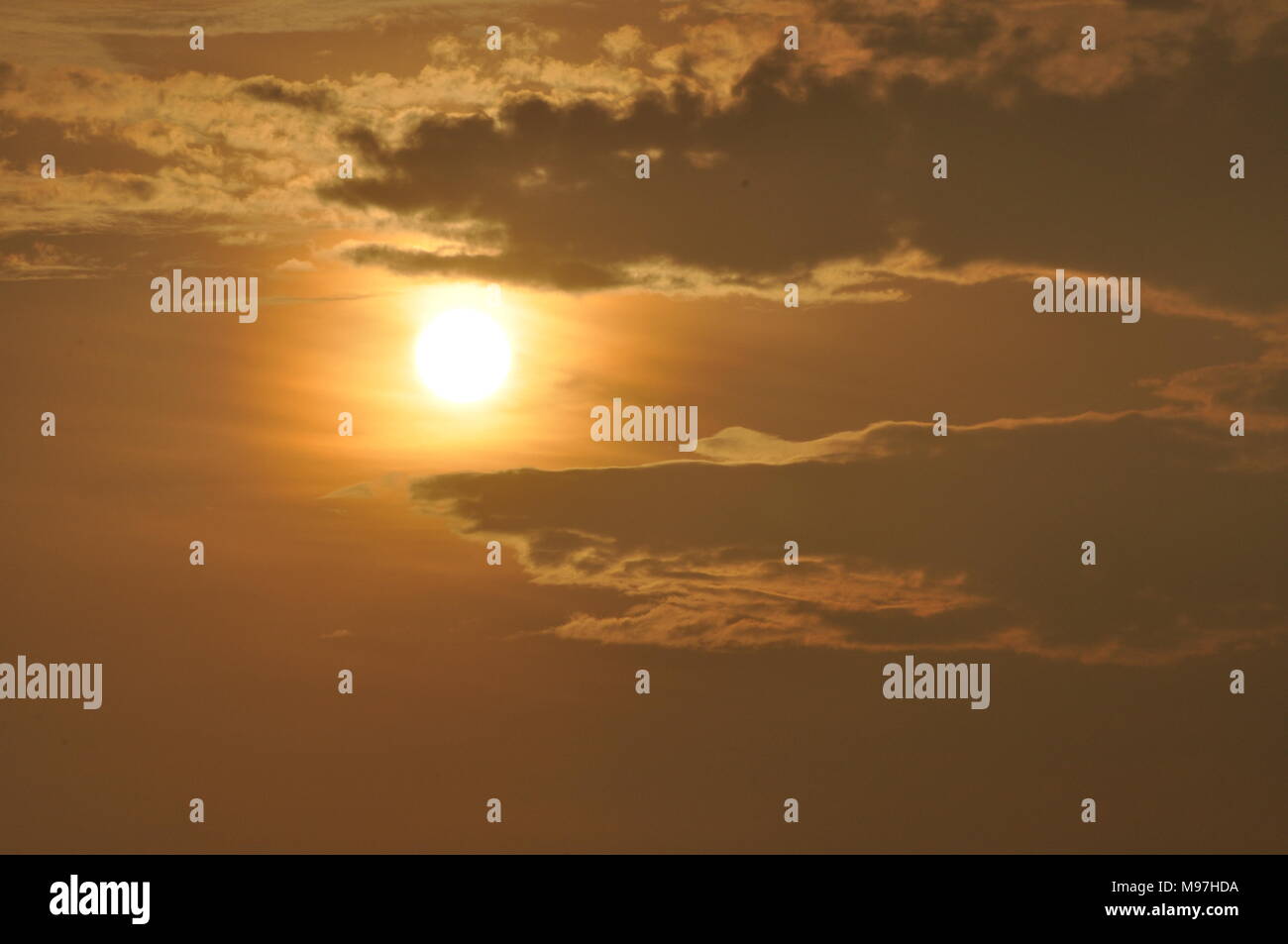 sunset and sky before night Stock Photo - Alamy