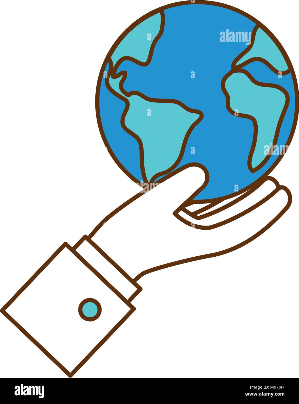 Lifting land Stock Vector Images - Alamy