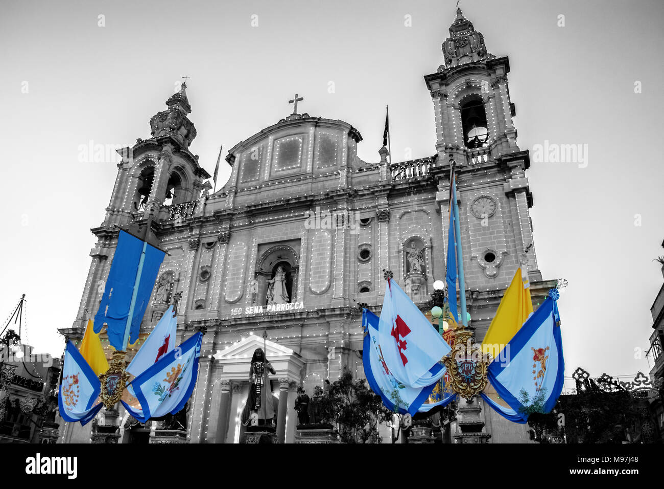 The Church of St. Joseph located in Msida, Malta Stock Photo - Alamy