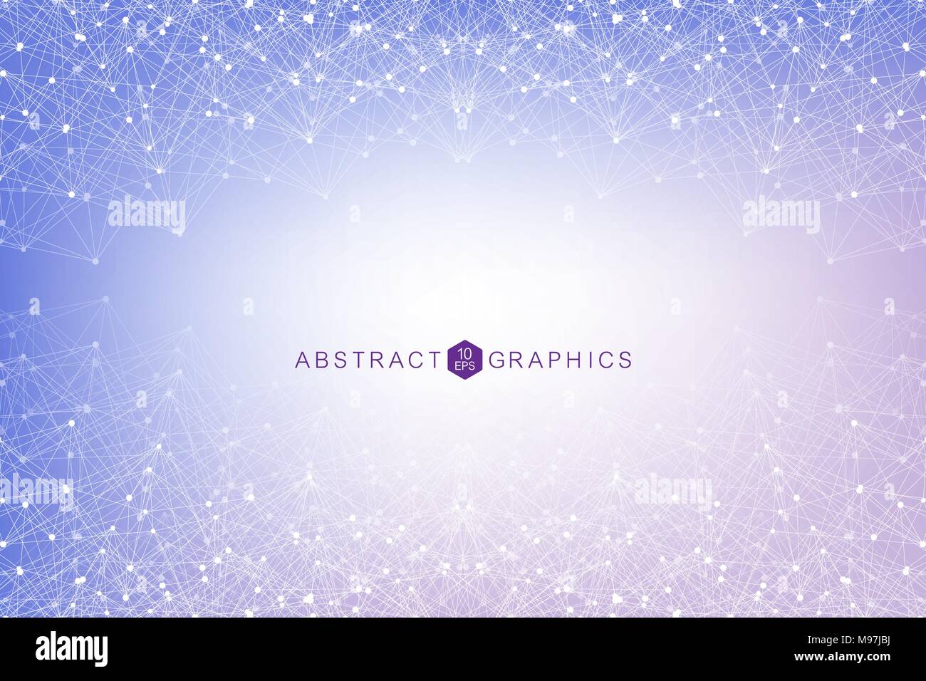 Big Data Visualization Background. Modern futuristic virtual abstract ...