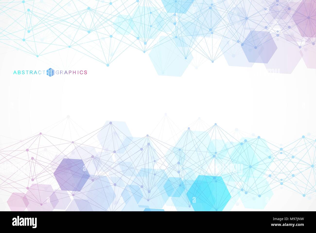 Modern futuristic background of the scientific hexagonal pattern ...