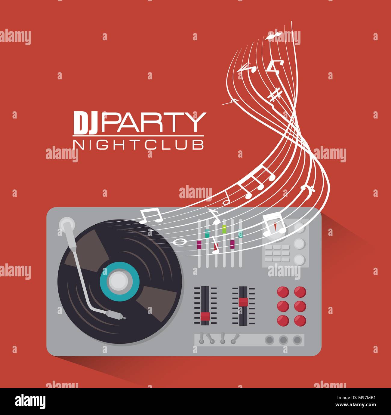 Music equipment and technology graphic design, vector illustration ...