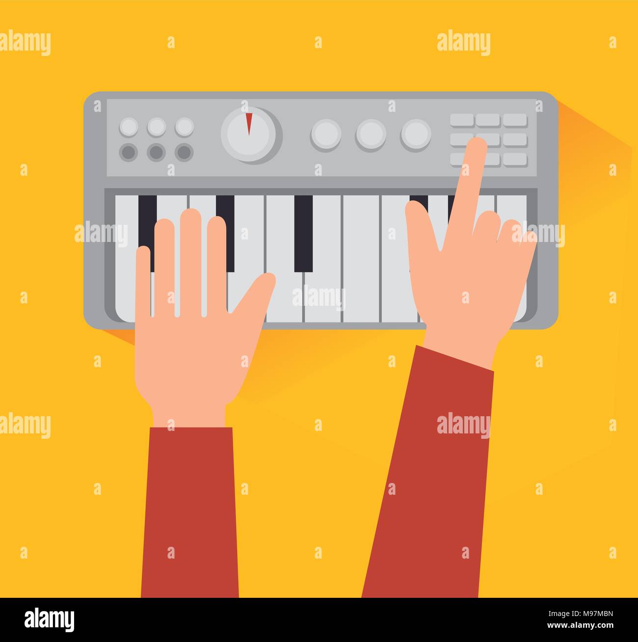 Music equipment and technology graphic design, vector illustration ...