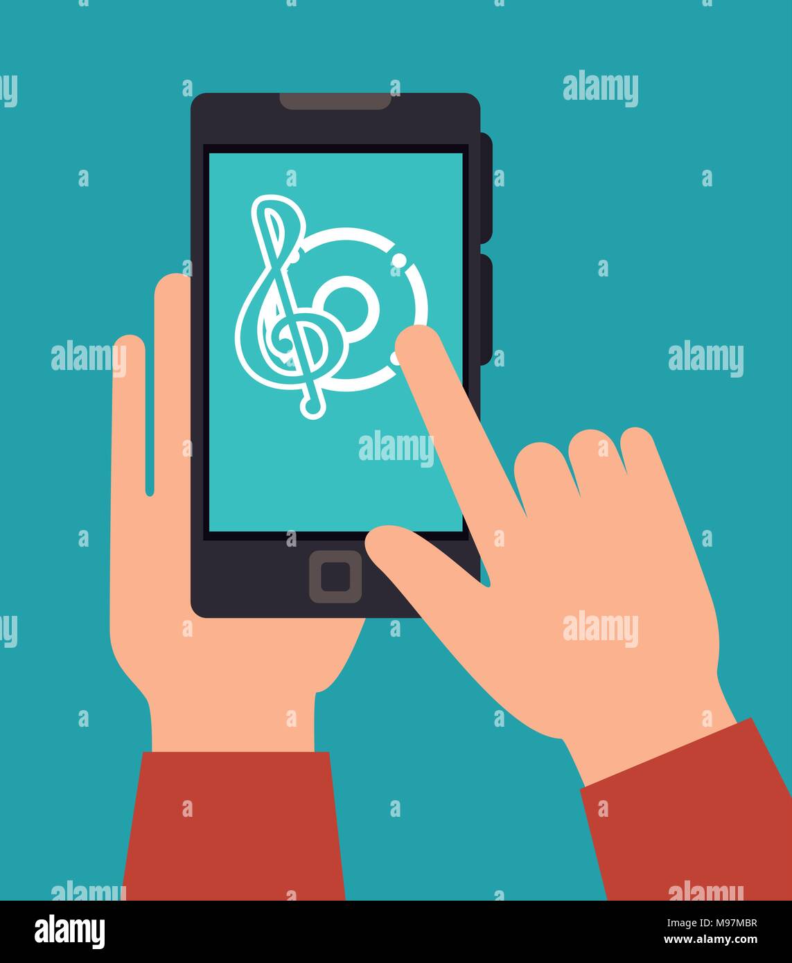 Music equipment and technology graphic design, vector illustration ...