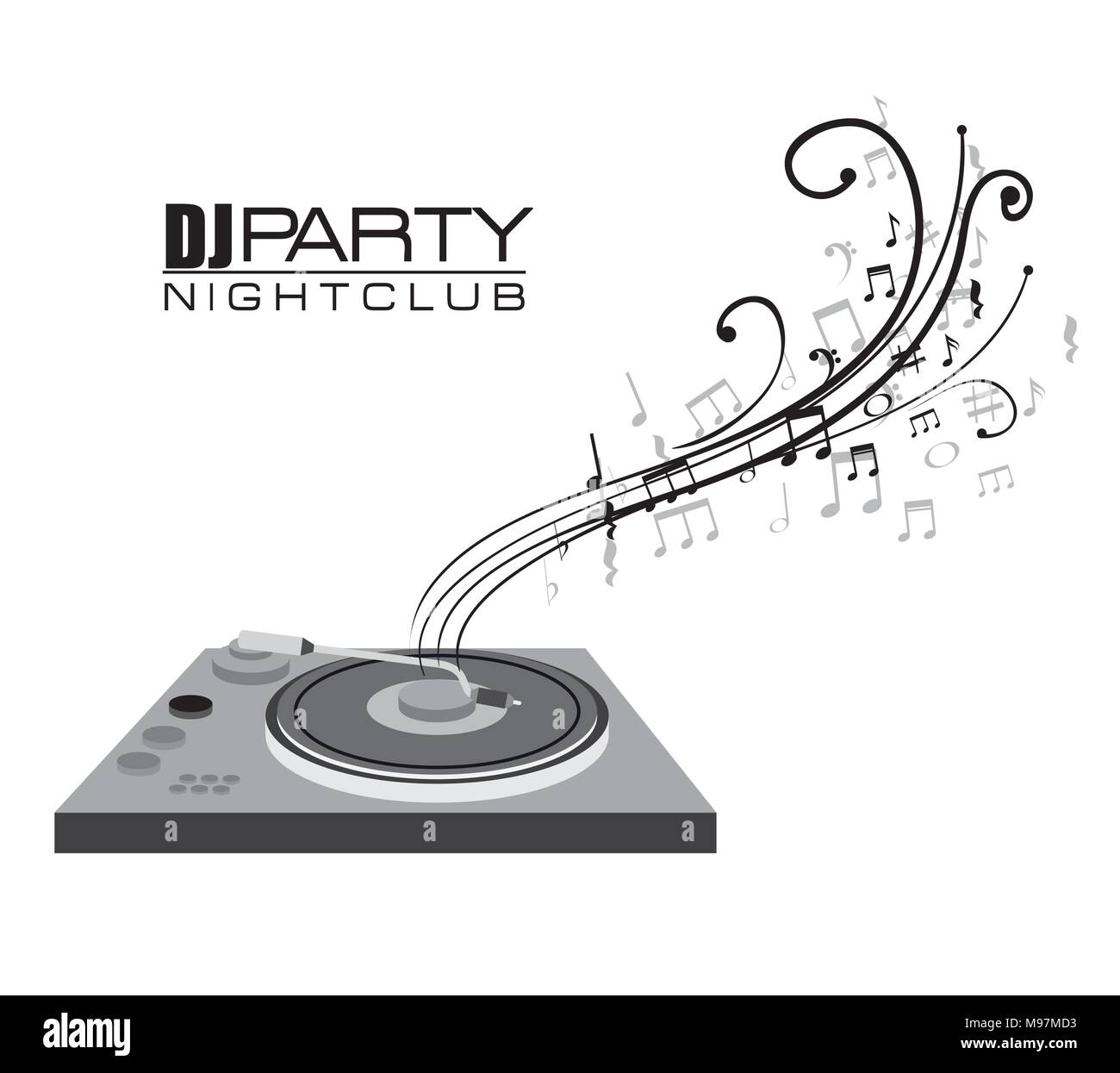 Music equipment and technology graphic design, vector illustration ...