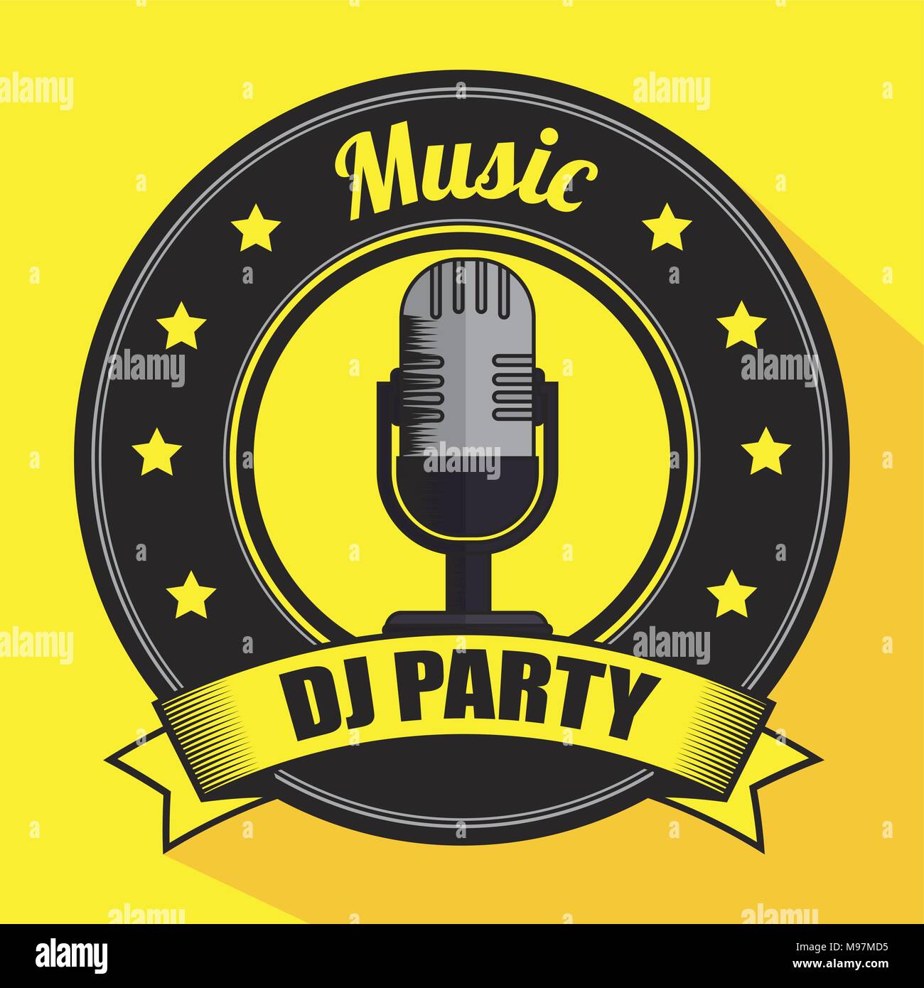 Music art graphic design, vector illustration eps10 Stock Vector Image ...