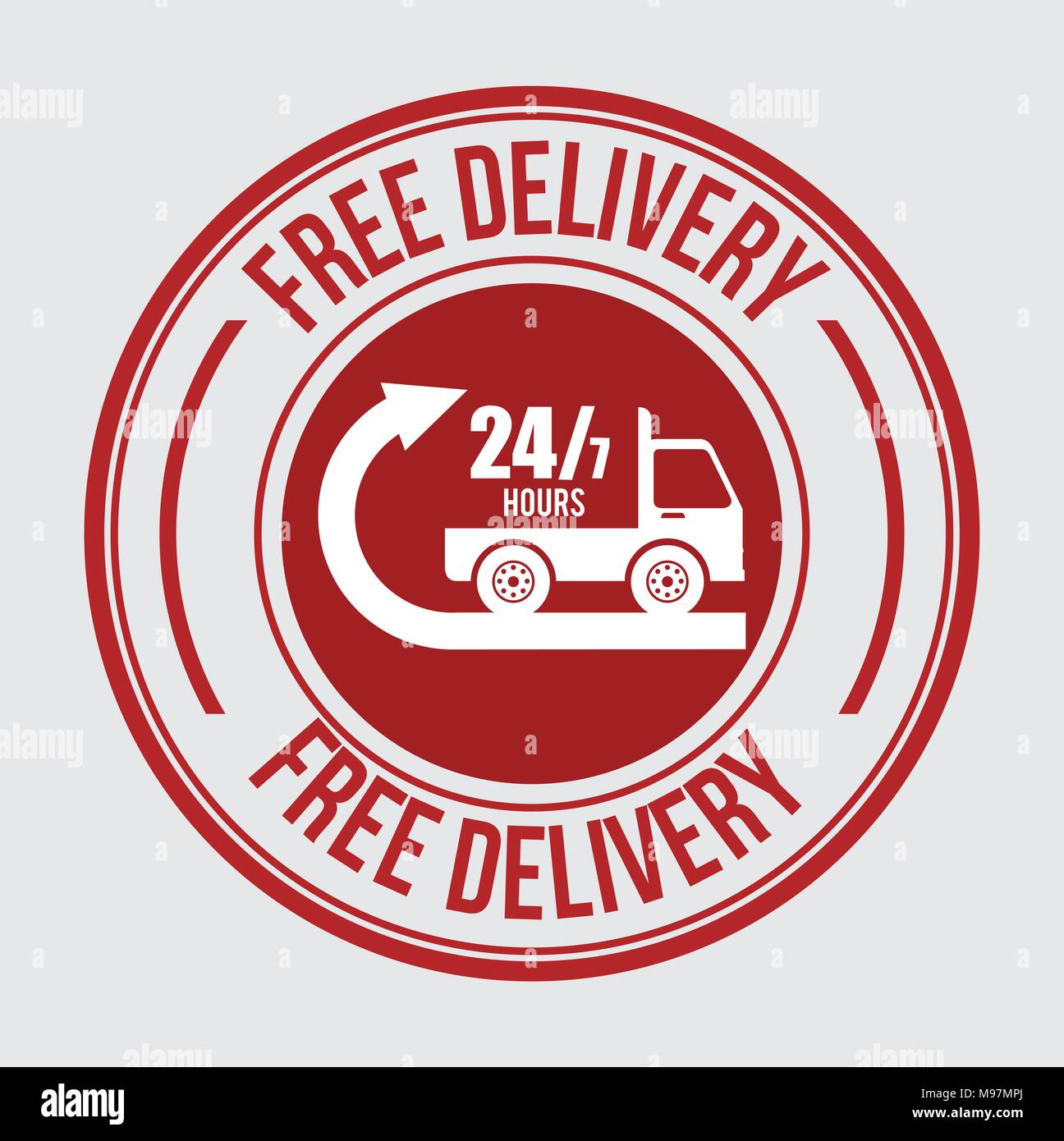 Delivery and logistic business graphic design, vector illustration ...