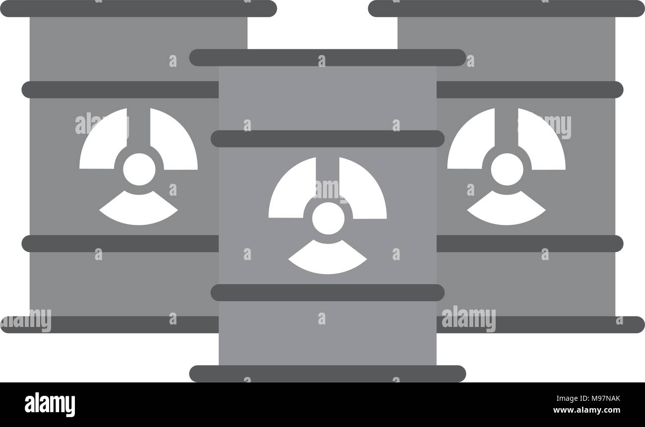 nuclear barrels isolated icon Stock Vector Image & Art - Alamy