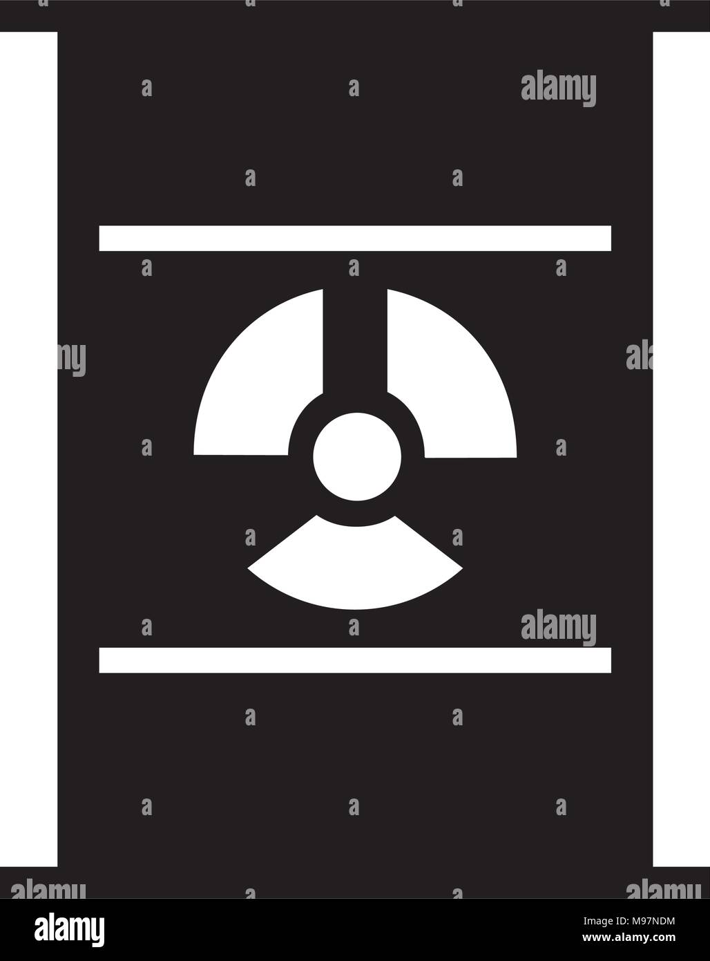 Nuclear waste drum Stock Vector Images - Alamy