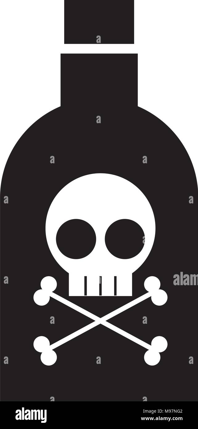 Poison Bottle And Skull And Crossbones High Resolution Stock ...