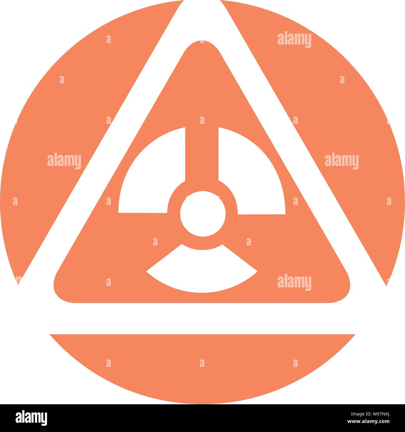 atomic caution signal icon Stock Vector Image & Art - Alamy