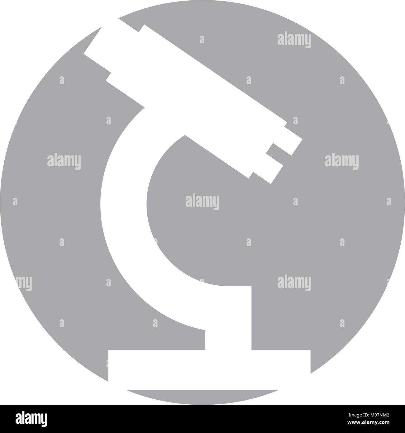 laboratory microscope isolated icon Stock Vector Image & Art - Alamy