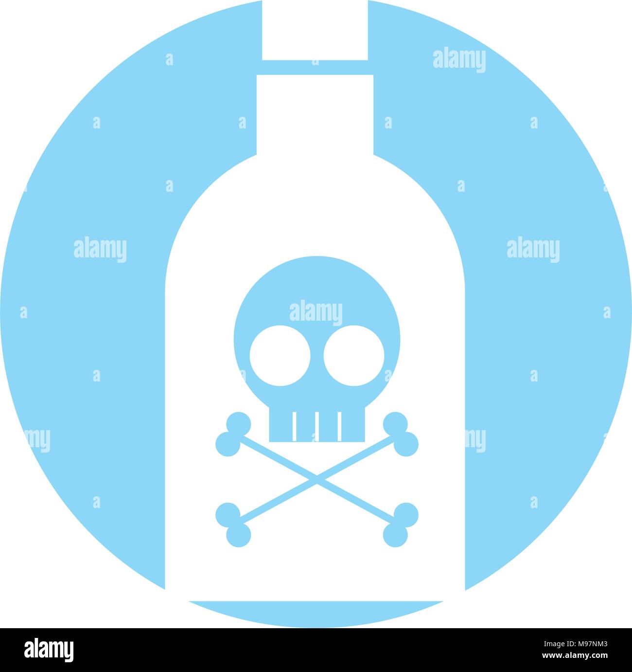 Poison Bottle And Skull And Crossbones High Resolution Stock ...