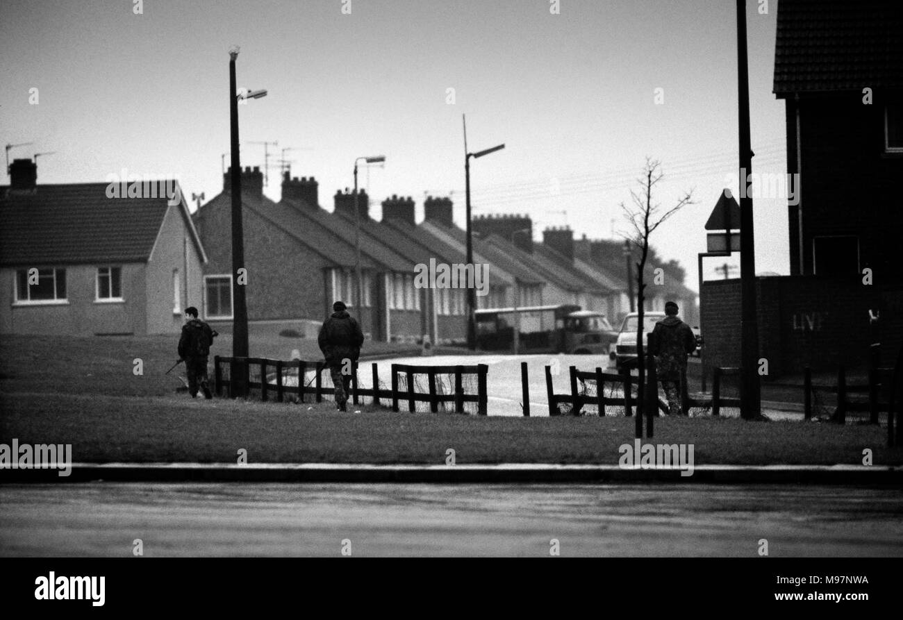 Newry RUC Corry Square police Station in Catherine Street attacked by ...