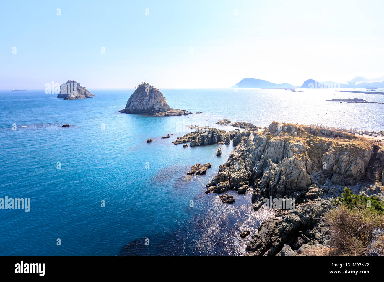 Scenery of Oryukdo islands in Busan, Korea Stock Photo - Alamy