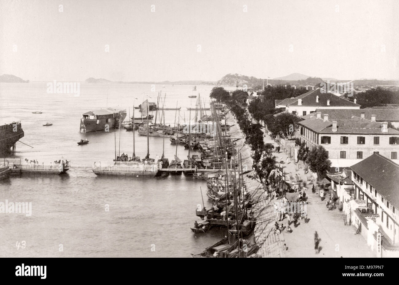 Vintage 19th century photograph China c.1880s - Chinkiang Zhenjiang ...