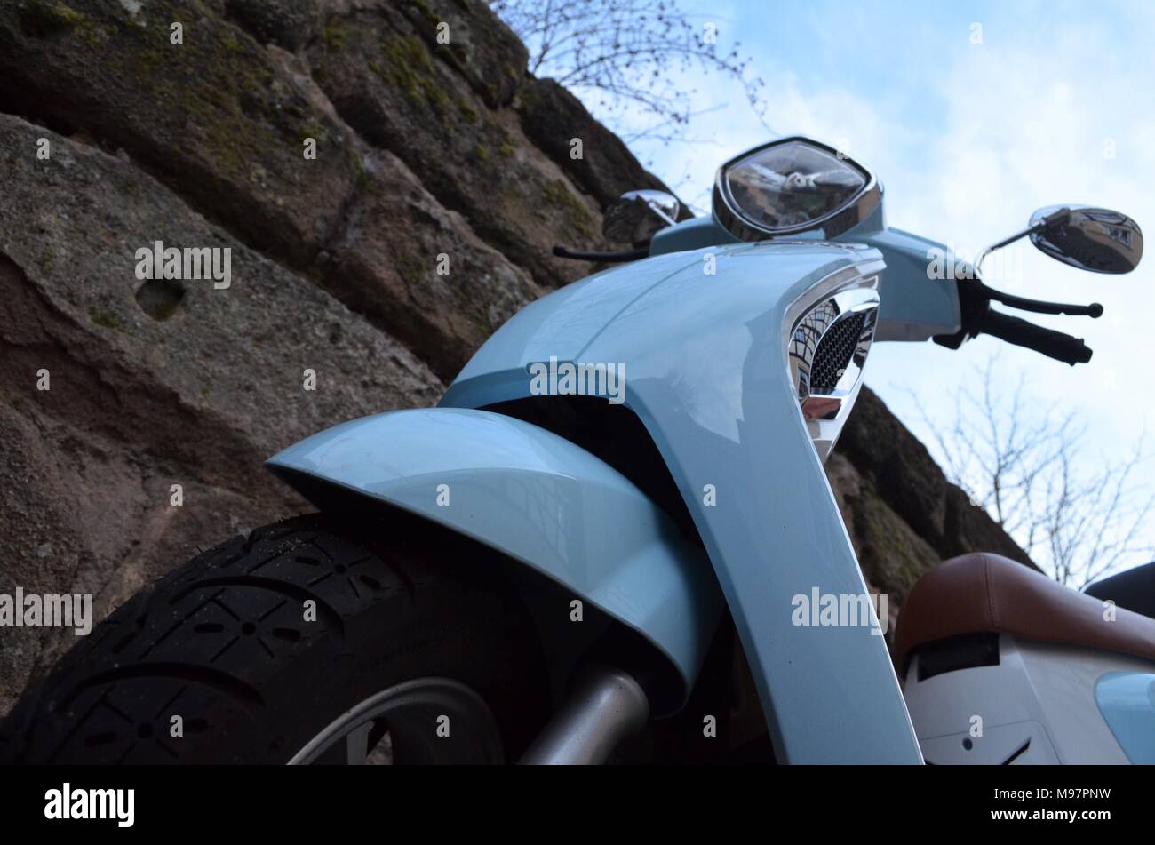 Moped vehicle hi-res stock photography and images - Alamy