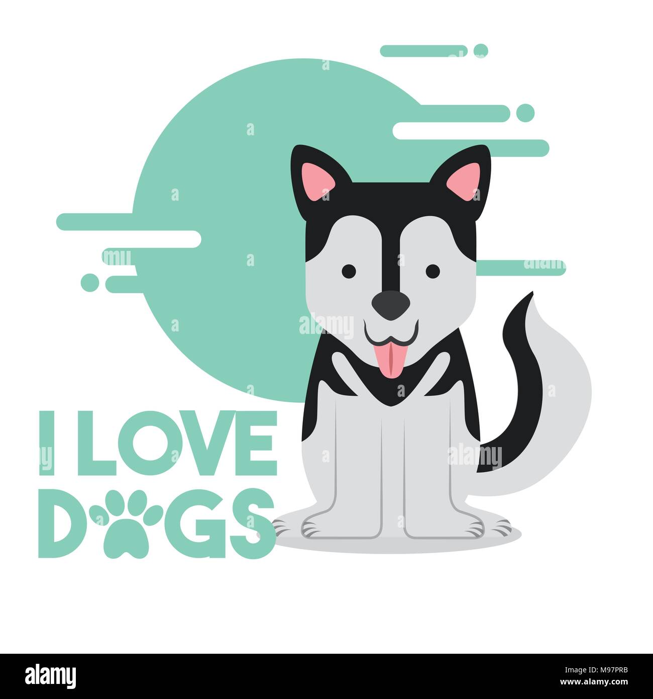love dog pet Stock Vector Image & Art - Alamy