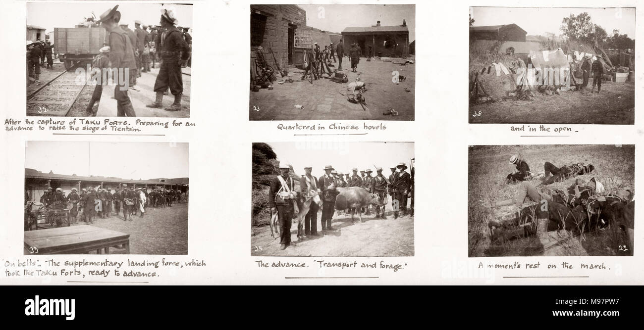 Vintage Photograph China c.1900 - Boxer rebellion or uprising, Yihetuan ...