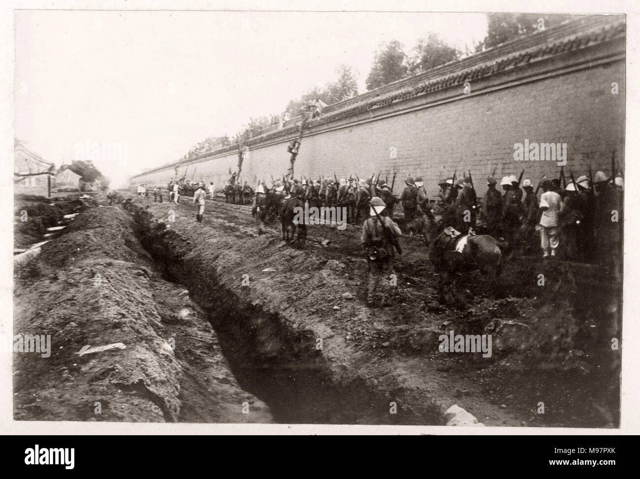 Vintage Photograph China c.1900 - Boxer rebellion or uprising, Yihetuan ...