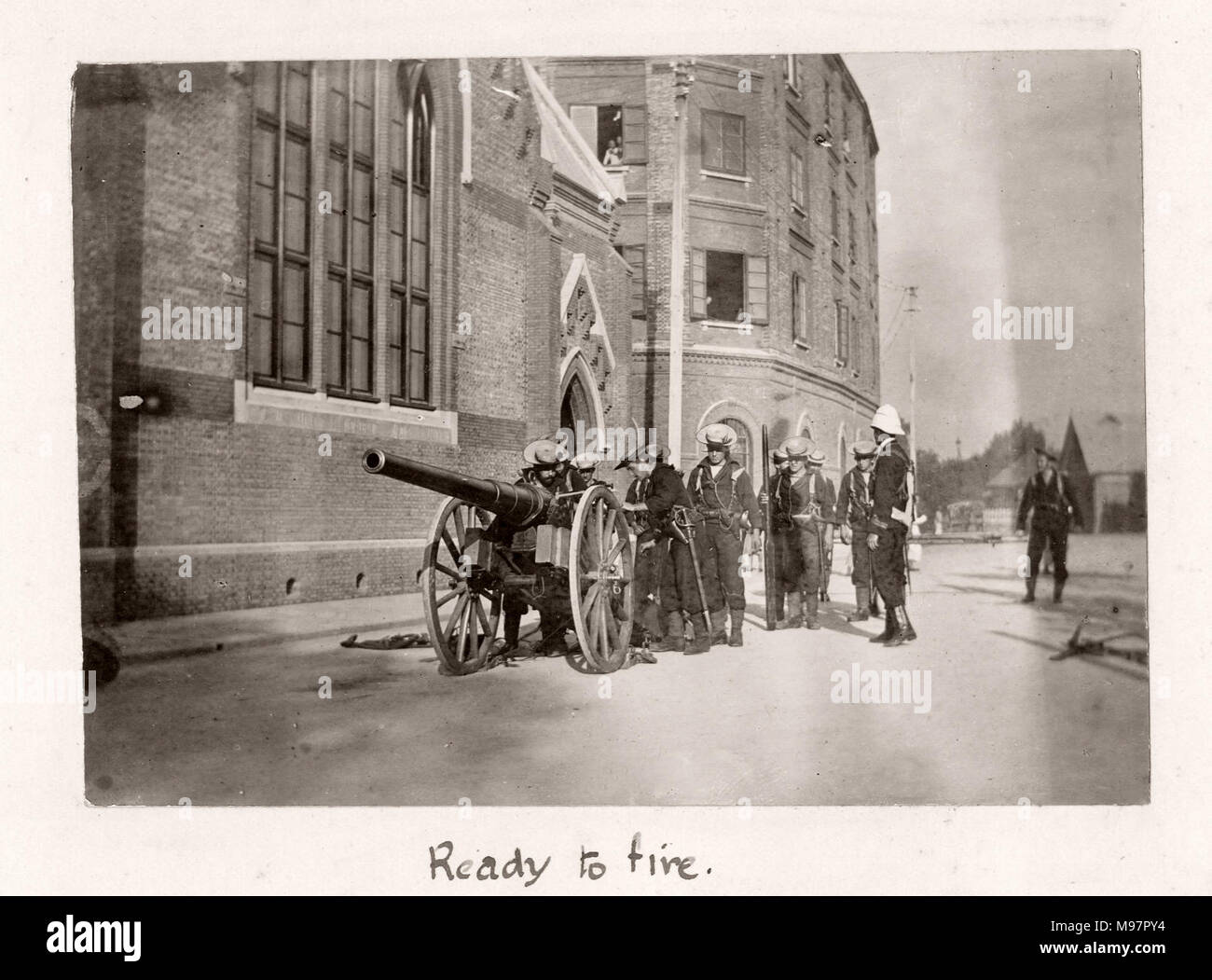 Vintage Photograph China c.1900 - Boxer rebellion or uprising, Yihetuan ...