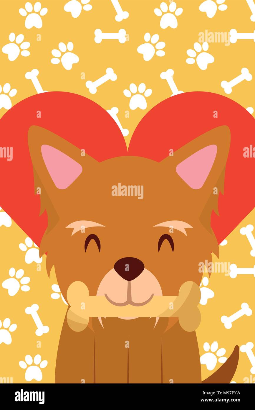 love dog pet Stock Vector Image & Art - Alamy